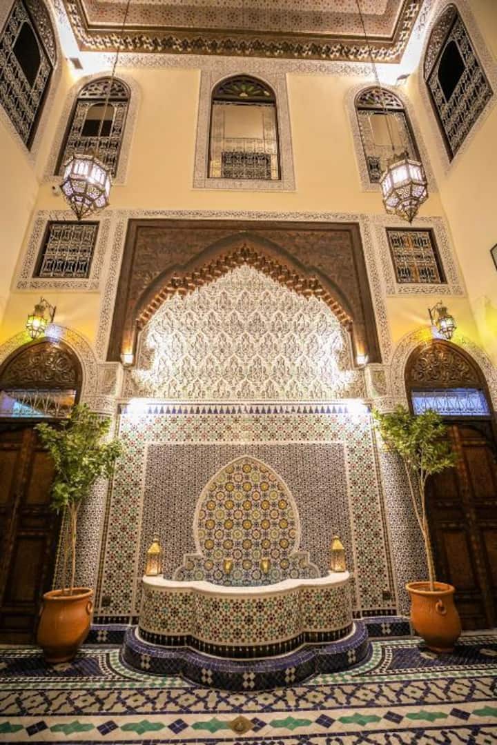 Riad Soultana Chambre Deluxe Kingsize Bed. - Fès