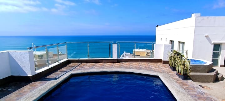 Vista Al Mar + Piscina Y Jacuzzi | Playa Murciélag - Manta