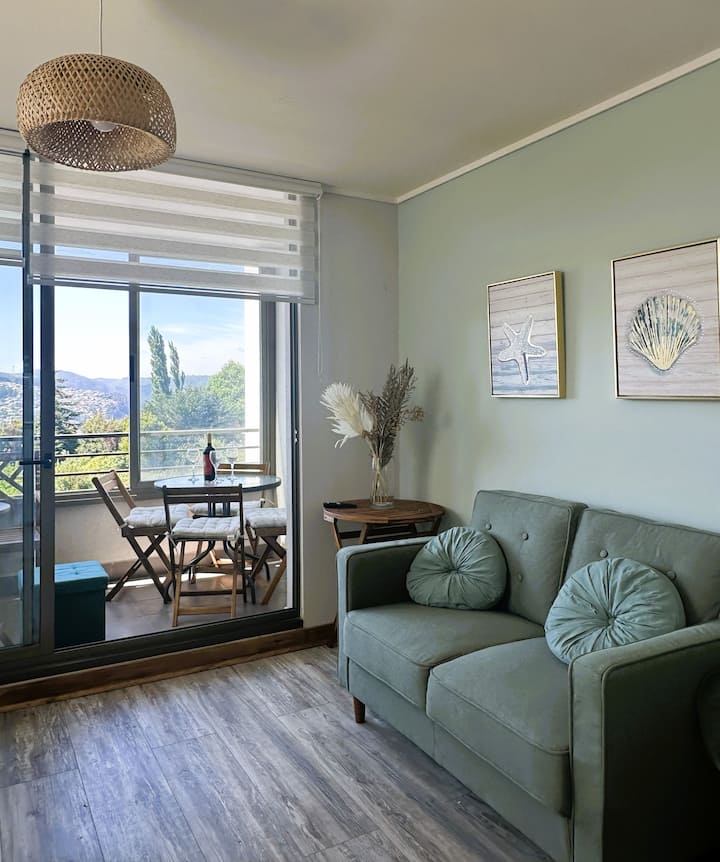 Departamento Tomé Para 7 Personas, C. Vista Bahía - Tomé