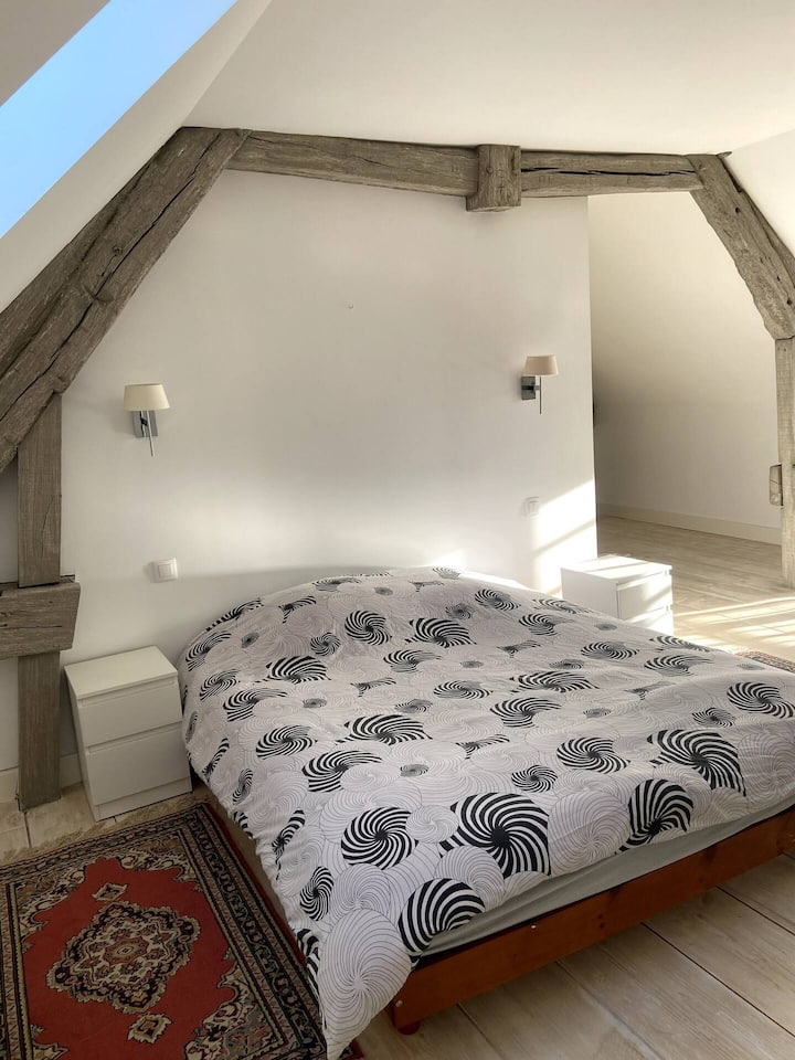 Chambre/sdb 4ppl, Demeure Percheronne Xvie S 16 Ha - Mortagne-au-Perche