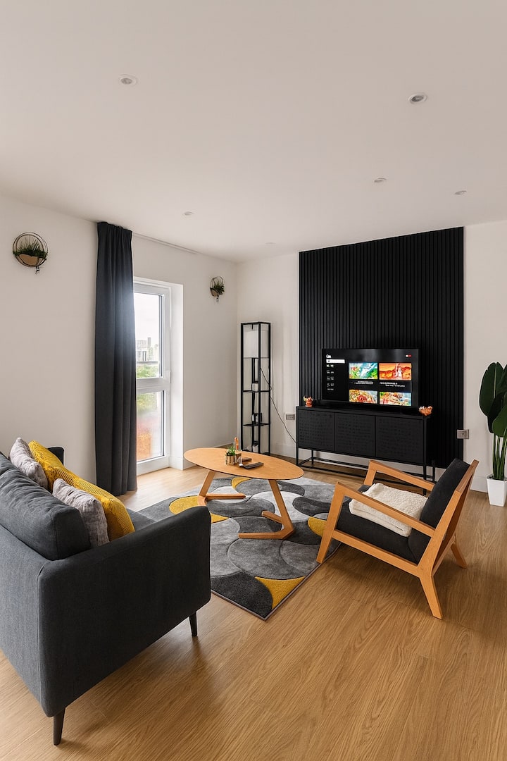 Modern Diamond View Apt - Free Parking Birmingham - Villa Park