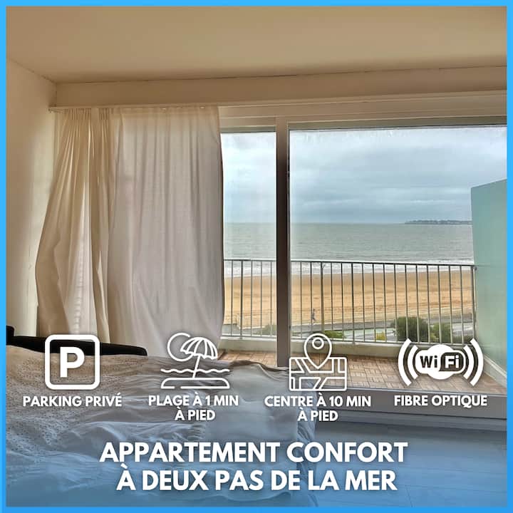 Le Baulnéaire – Vue Mer, Plage à Pied & Parking - La Baule-Escoublac