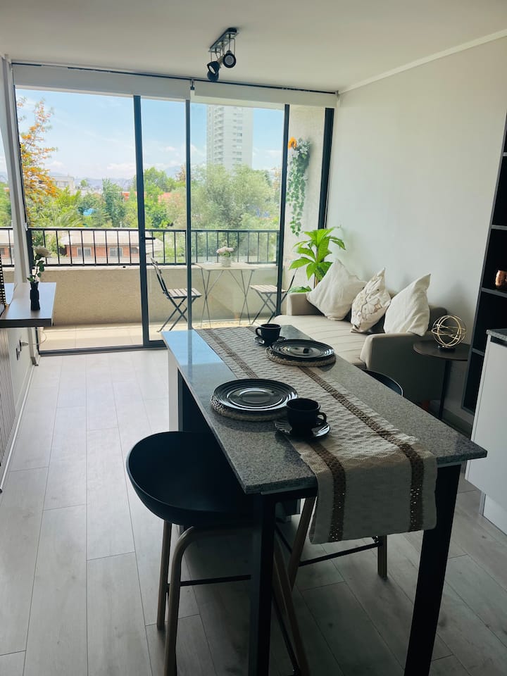 Luminoso Dpto. Full Equipado, Ideal Para Parejas - Chile