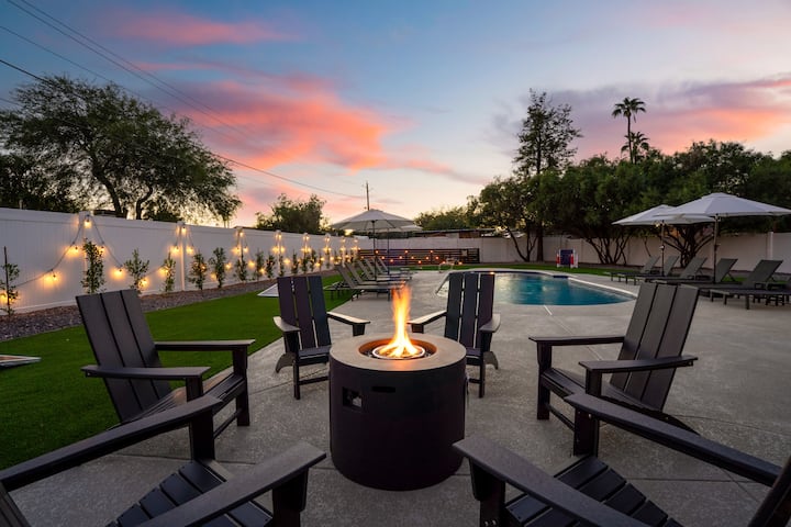 5 Br / Heated Pool / Fire Pit / Big Backyard In Pv - Paradise Valley, AZ
