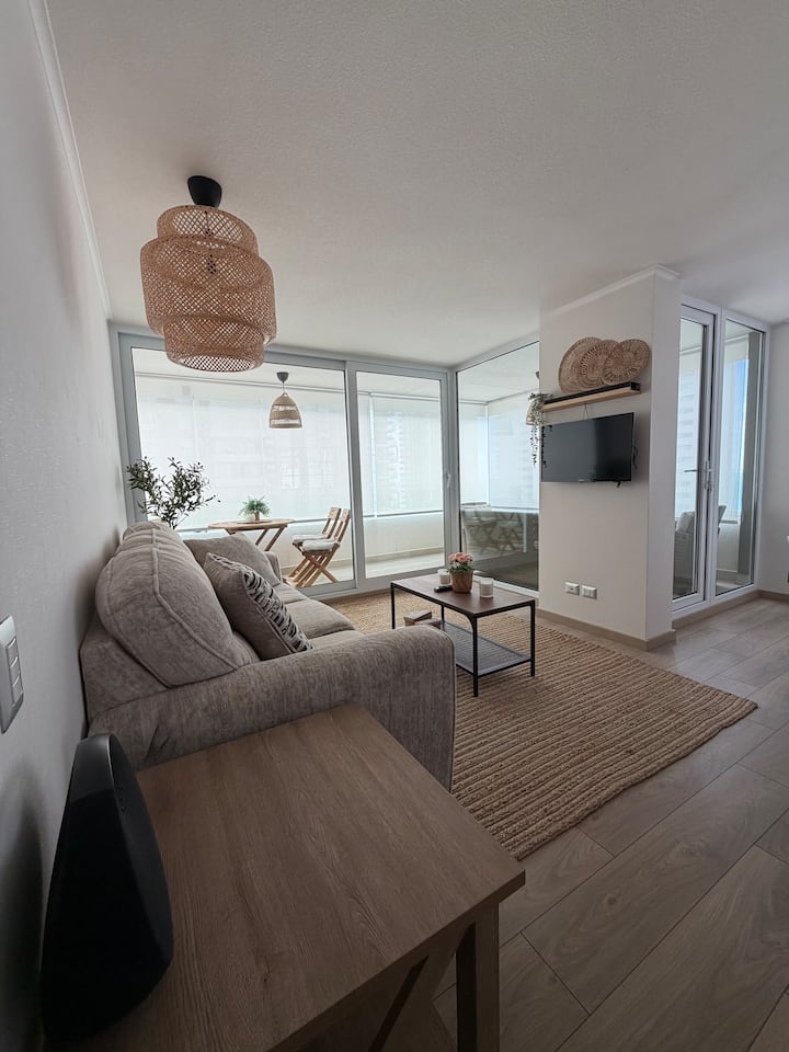 Hermoso Y Acogedor Departamento - Concón