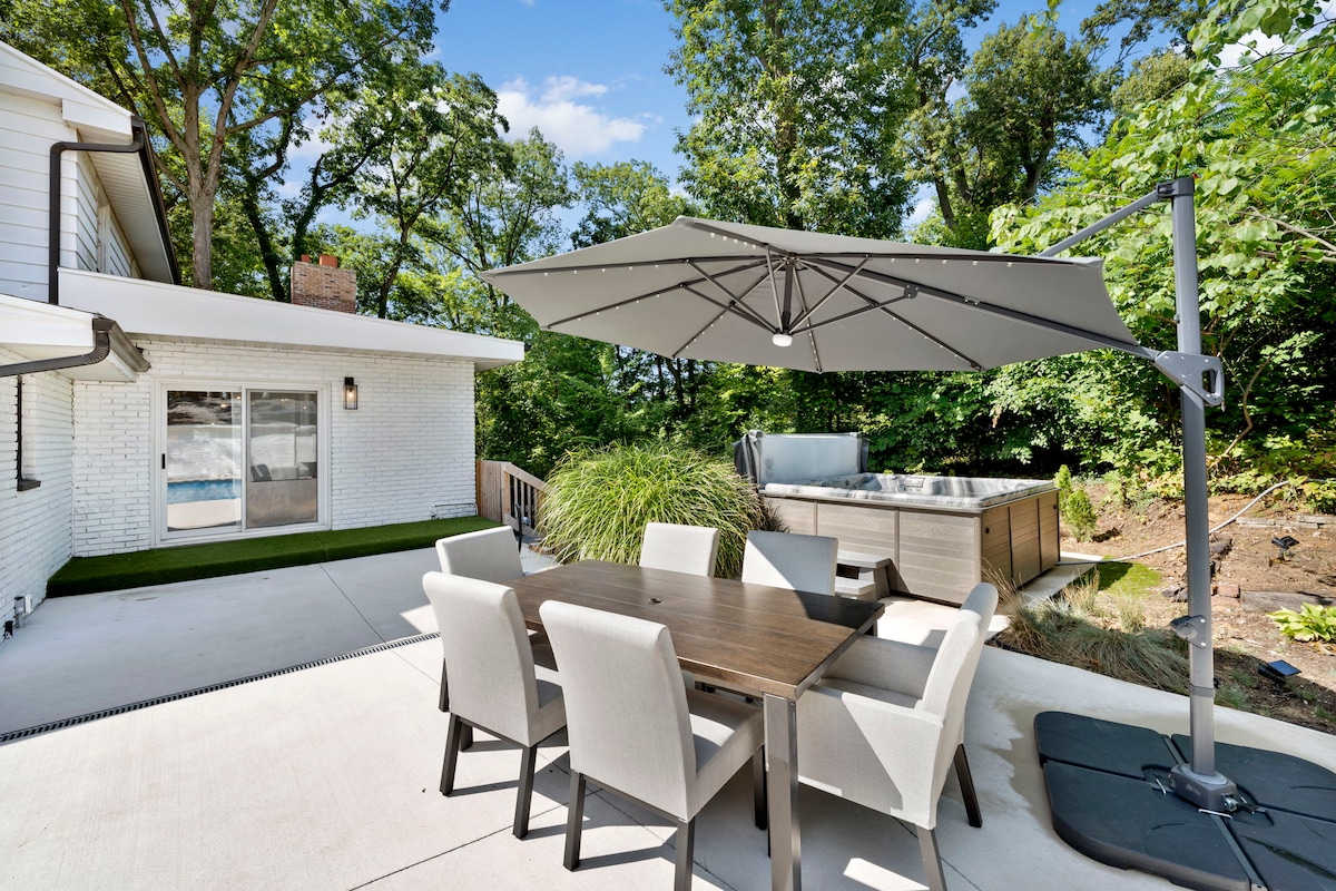 Retraite hivernale ! Jacuzzi/foyer + près des vignobles ! - Maisons à ...