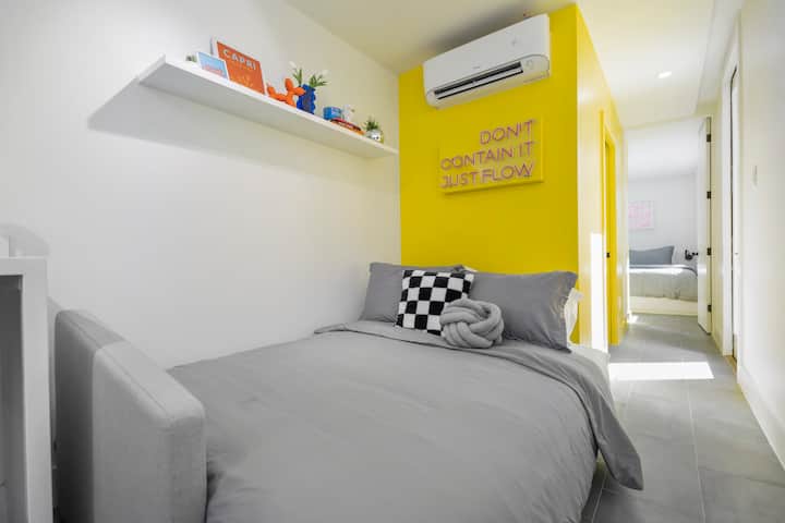 Yellow Banana Container @ Eado Juice Box - Houston, TX