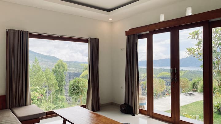 Family Room With Stunning Mount Batur View - Kintamani