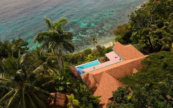3br Cliff Villa With Infinity Pool & Private Beach - Oslob