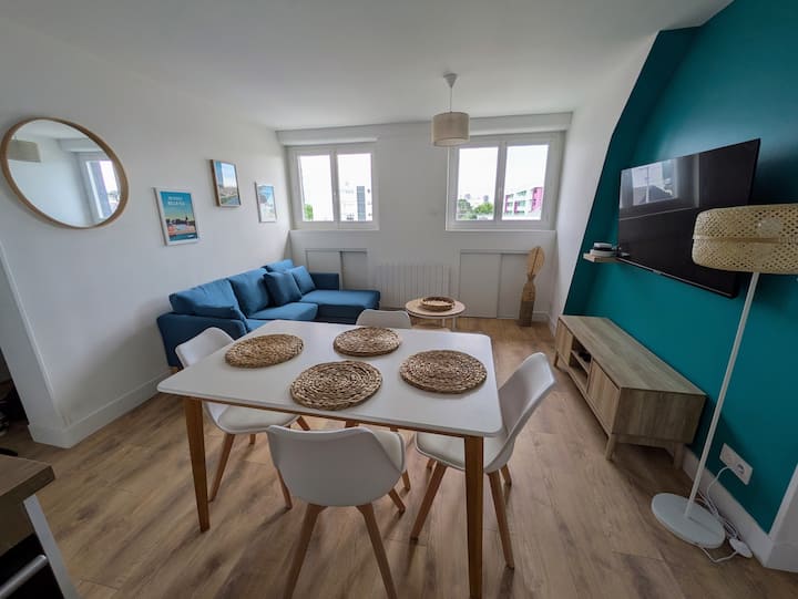Cosy Et Lumineux 3 Chambres / Télétravail Vannes - Vannes
