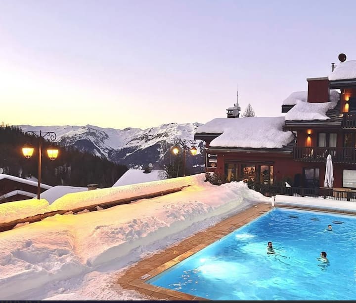 Grand Duplex Rénové, 10 Personnes, Piscine, Sauna - La Plagne-Tarentaise