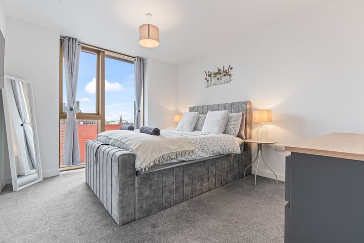 New 1 Bed Central Birmingham| Fast Wi-fi, Smart Tv - Birmingham