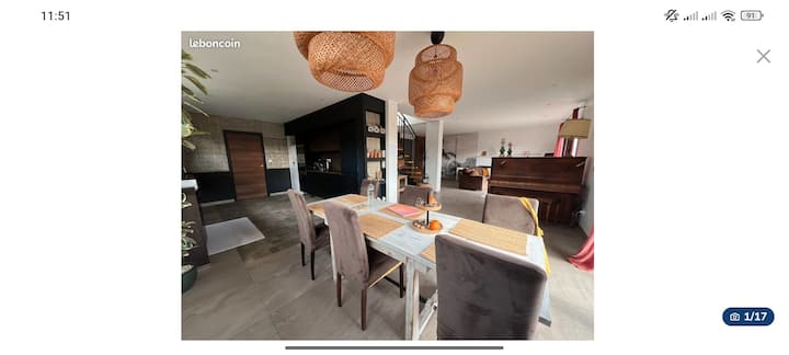 Maison Spacieuse Avec Piscine Proche Lyon & Parc - Meyzieu