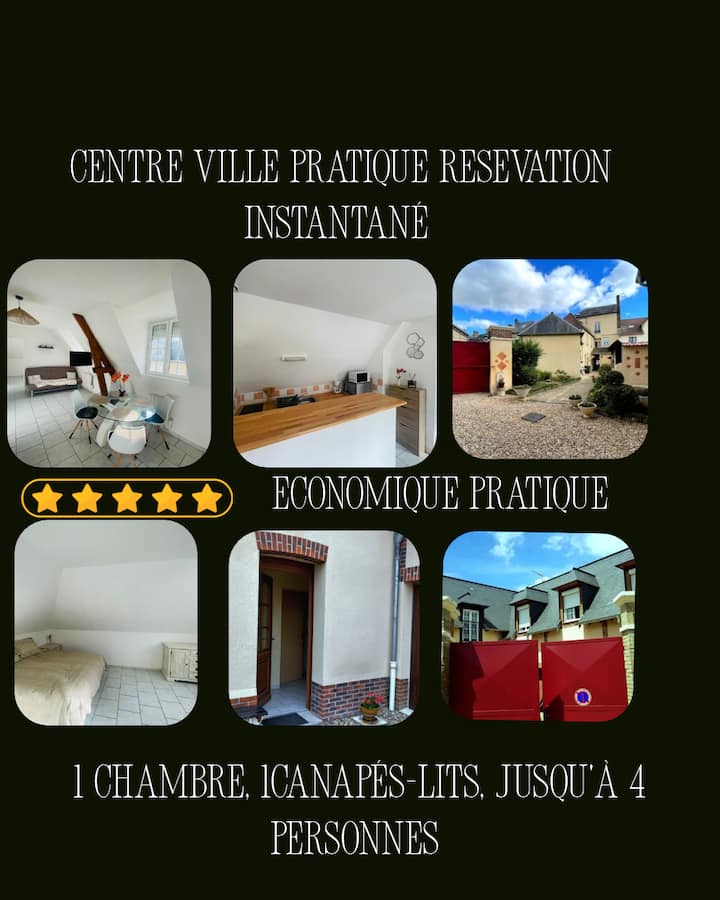 Appartement Lumineux 
En Centre-ville - Gaillon