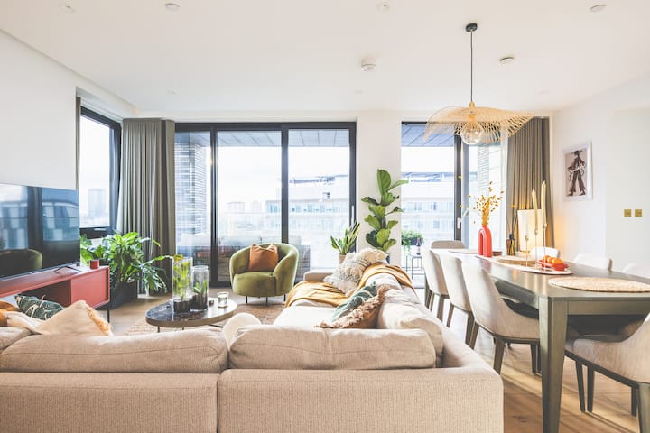 Penthouse Rooftop Modern 3bed Flat Next To Kings X - Marylebone