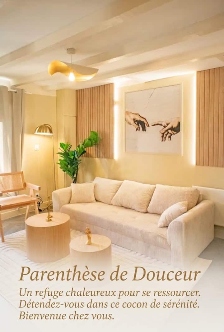 Jacuzzi Privatif T2 Cosy à Larbresle - L'Arbresle