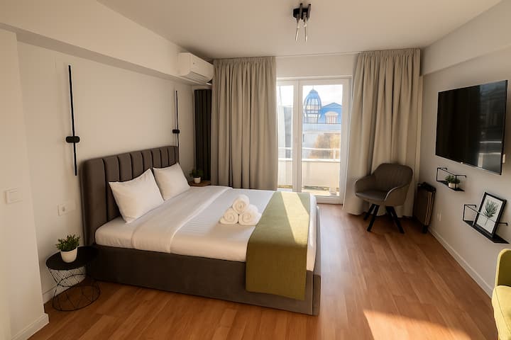 Downtown Loft With Panoramic View - Bucarest