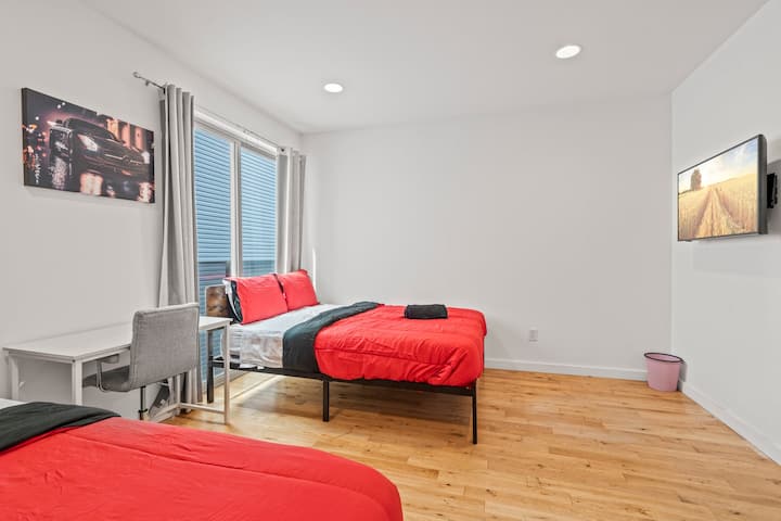 Cozy 2-queen Room W/ Balcony + Shared Hot Tub - Philadelphie, PA