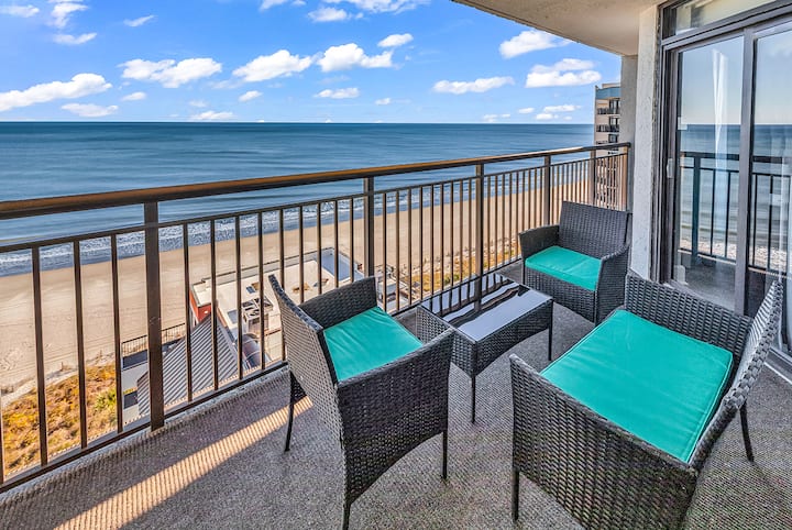 Tide & Tranquility – Beachfront Comfort, Sleeps 10 - Myrtle Beach, SC