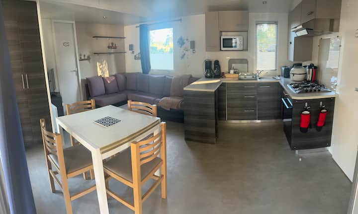 Mobil-home 2 Chambres 2 Salle D’eau - 6 Couchages - Pays basque français