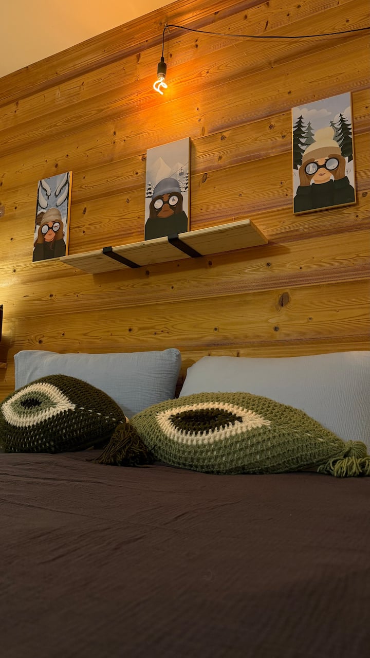 T2 Cocon à Cordon Centre - Balcon Est - Combloux