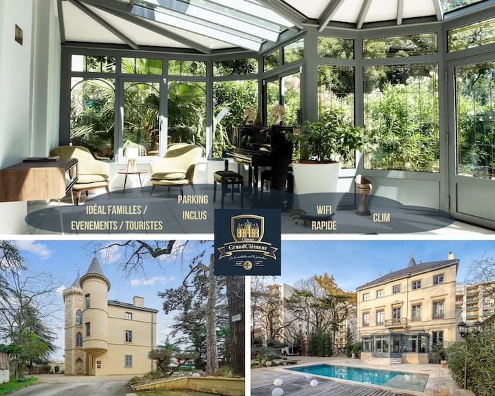 Piscine - Parc - Près Lyon By Château Grandclément - Lyon