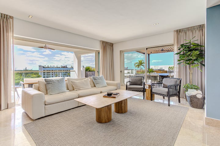 Penthouse De Lujo Con Vista Al Mar Y Roof Privado - Mexico