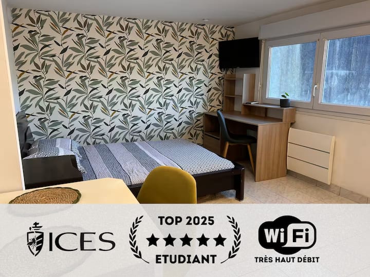 Studio Meublé Calme En Centre Ville - La Roche-sur-Yon