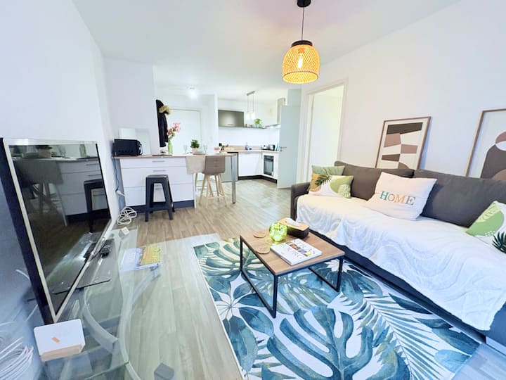 Séjour Cozy & ÉLégant- Terrasse & Parking Gratuit - Strasbourg