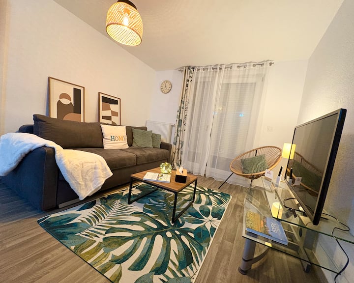 2 Pièces Moderne Proche Centre - Parking Gratuit - Strasbourg