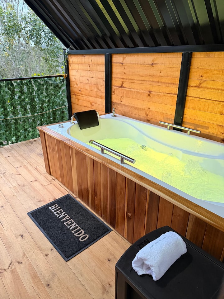 Ecocabañas Byb Cabaña De Lujo Con Jacuzzi Santi - Chipaque