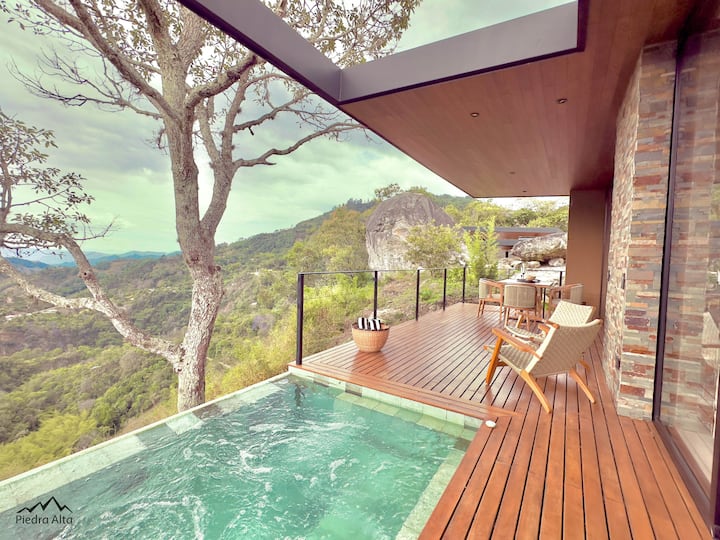 Villa 1 De 5 Piedra Alta. Santuario En La Montaña. - La Vega