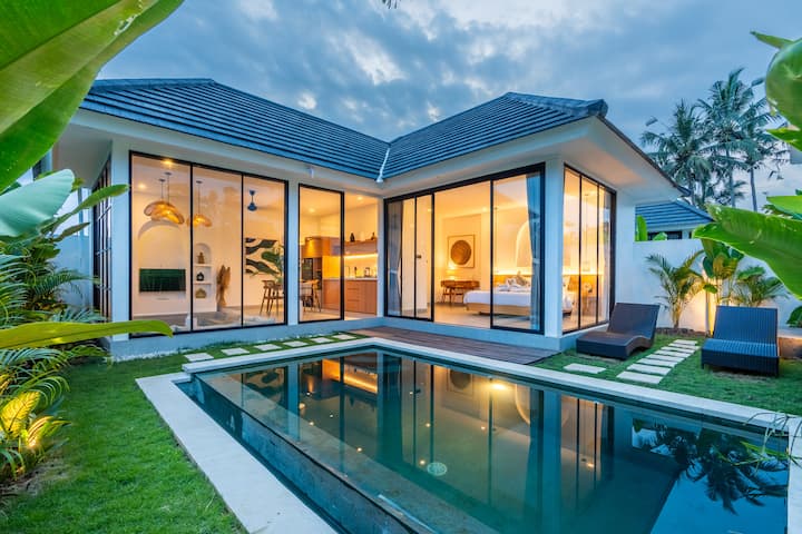 Villa 15 Min Ubud  Piscine Privée & Vue Rizières - Bali