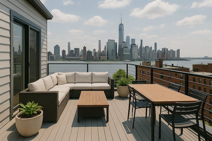 Modern City Escape With Rooftop & Bar - Brooklyn, NY