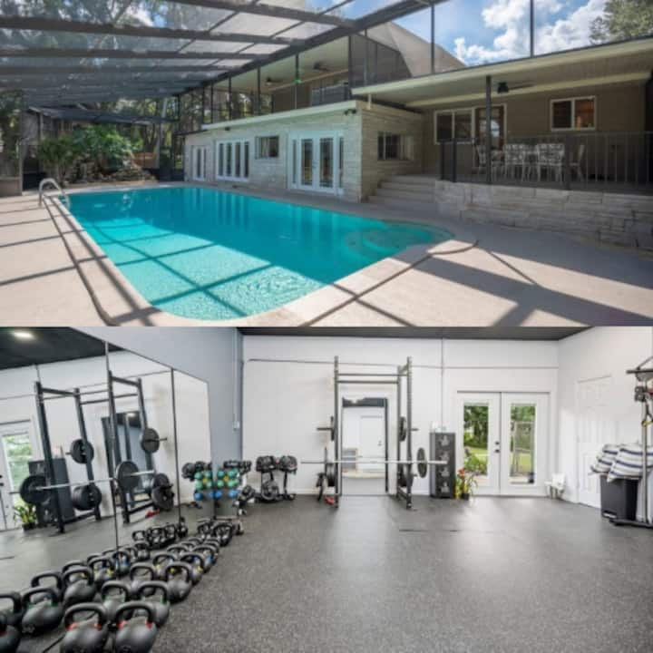 5/3 Hiden Oasis - Balcony- Fire Pit- Full Gym - Lakeland, FL