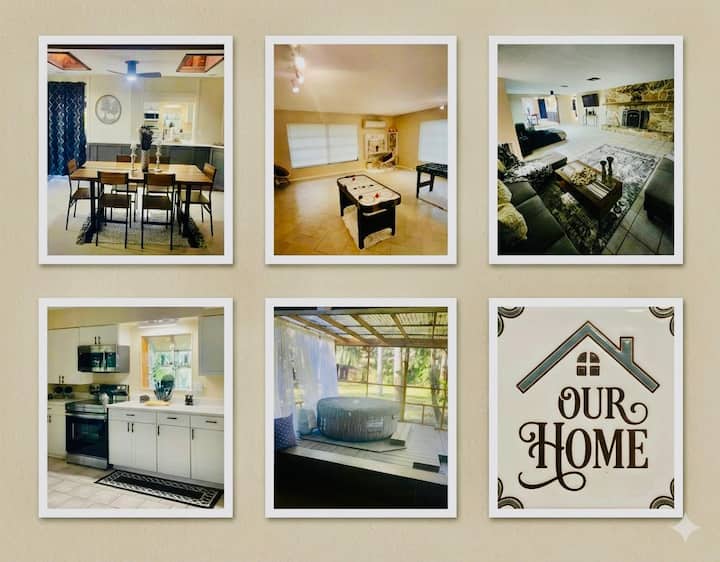 Family Friendly 3/3 Hot Tub Home In Port Richey - New Port Richey, FL