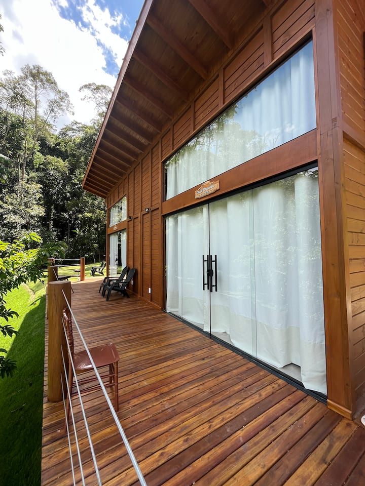 Chalé Orquídea- Sítio Rancho Mineiro - Domingos Martins