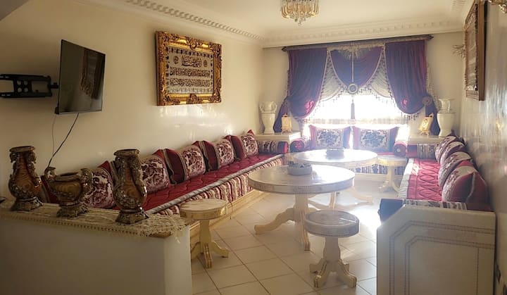 Appartement Chaleureux —Idéal Pour Famille, Tanger - Tanger