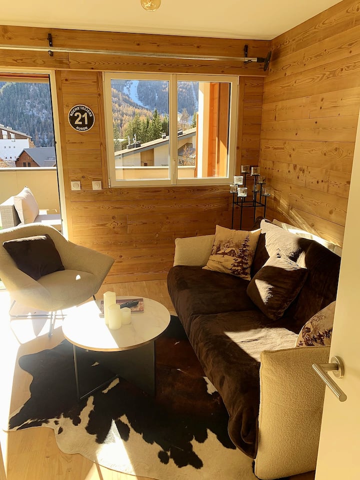 Auron Station Ski Alpes Sud 4 Pers Vue Piste Park - Auron