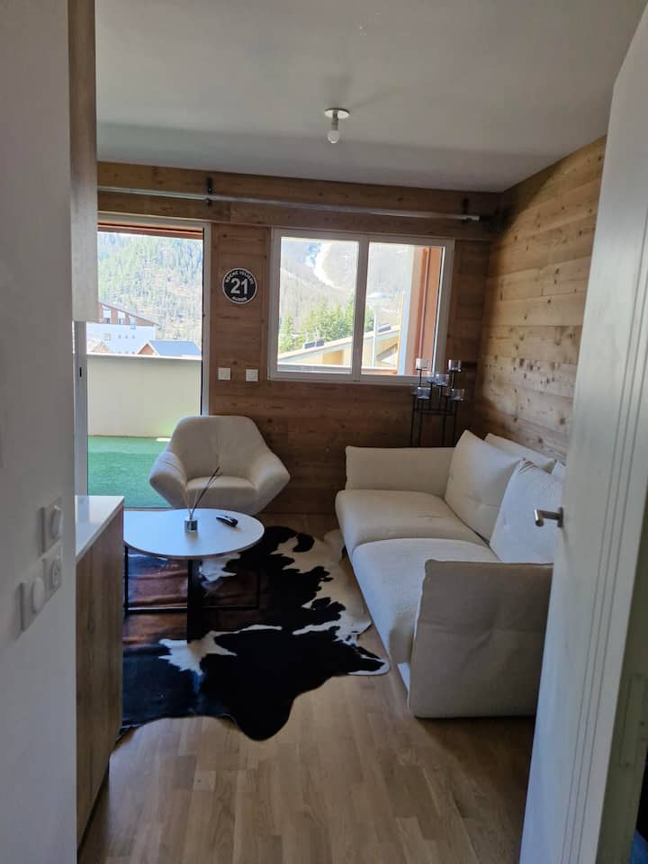 Auron Station Ski Alpes Sud 4 Pers Vue Piste Park - Auron