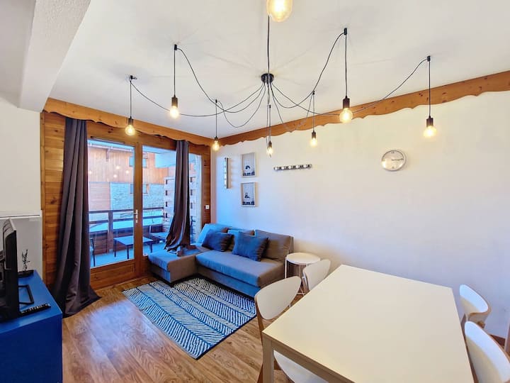 T3- 4/6pers Terrasse Accès Direct Piste Casier Ski - Puy-Saint-Vincent