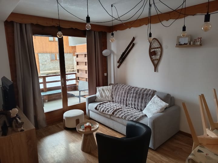 T3- 4/6pers Terrasse Accès Direct Piste Casier Ski - Vallouise