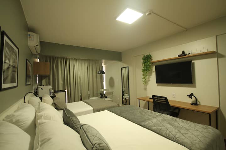 Flat Lindo, Centro Brasília, Alto, Vista Piscina - Brasília