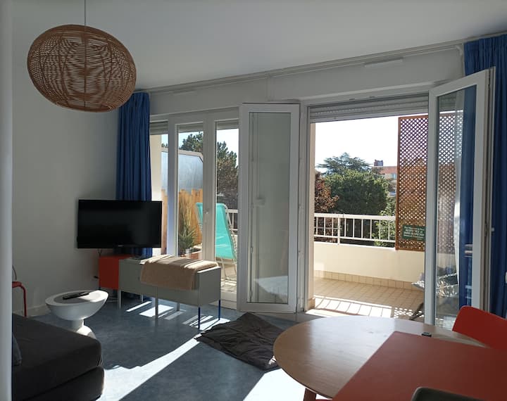 T1 Bis Avec Grand Balcon à 3 Min De La Plage - Dunkerque