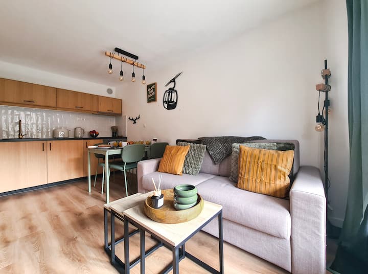 La Moufle-proche Pistes-balcon Ensoleillé-parking - Serre Chevalier