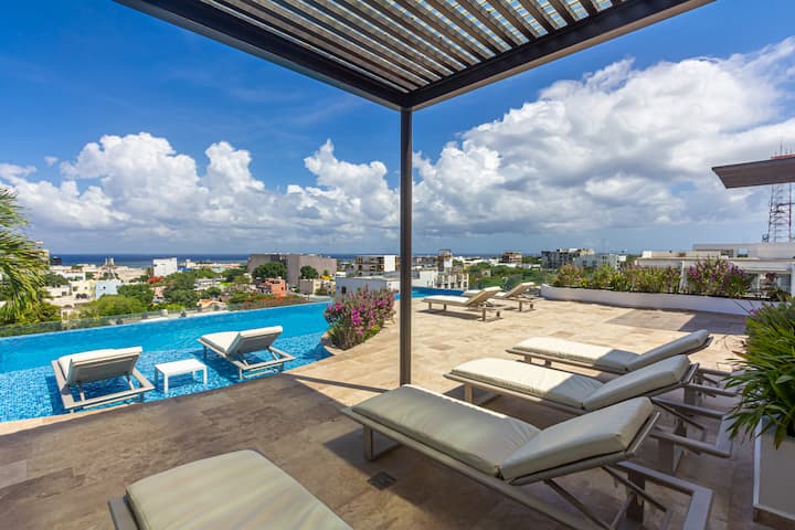 Stylish Studio Near 5th Avenue With Ocean Views - Playa del Carmen
