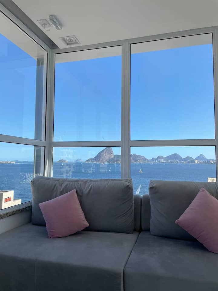 Estúdio Mobiliado Com Vista Para O Pão De Açúcar - Niterói