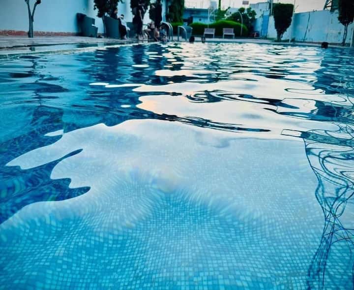 Hotel With Pool, Rooms, Restaurant, Banquet, Lawn. - Bulandshahr