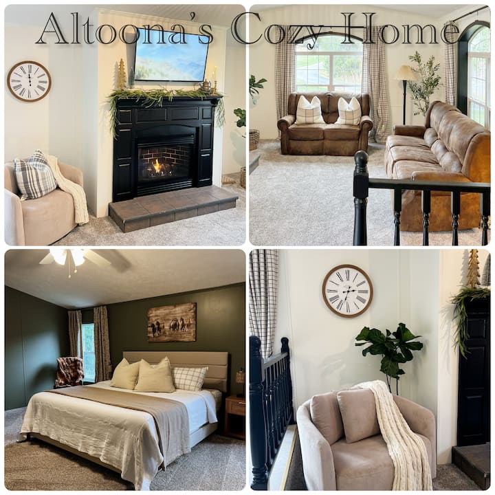 Cozy Home W/ Fireplace Easy Drive To Psu & Altoona - Altoona