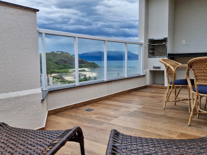 Cobertura Duplex Vista Mar, 156m, 3 Dorm (2 Suites - Caraguatatuba